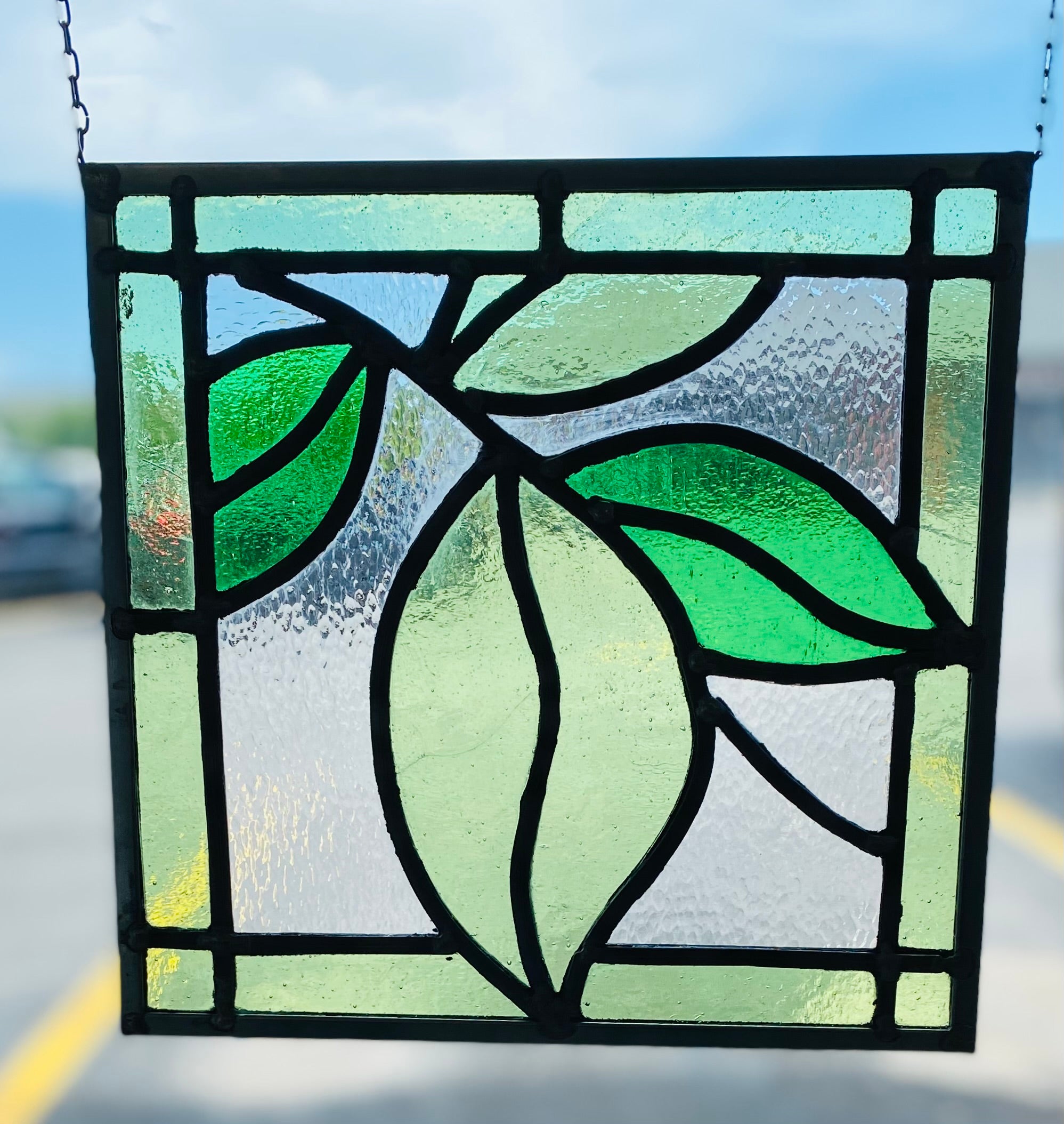 Beginner Stained Glass Panel 2 Day Intensive | Cracked Glass Design