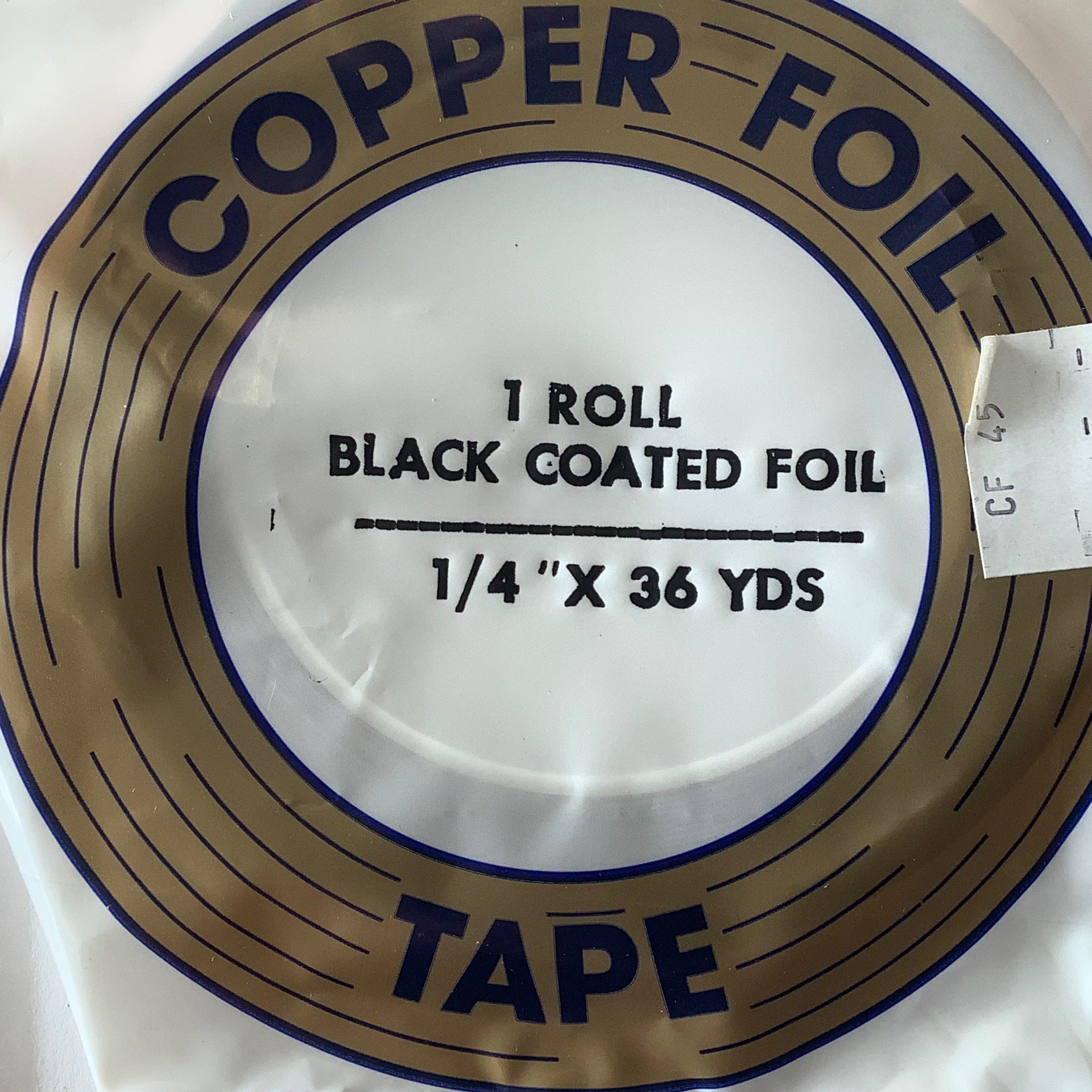 EDCO Black Back Foil, 1/4” | Cracked Glass Design