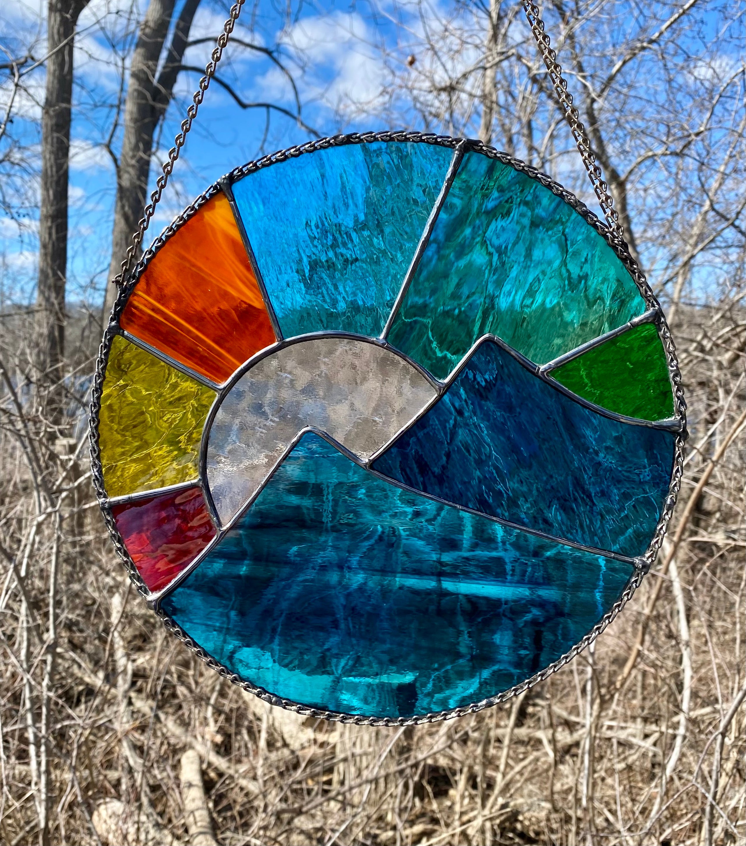 Beginner Stained Glass Panel Intensive | Cracked Glass Design